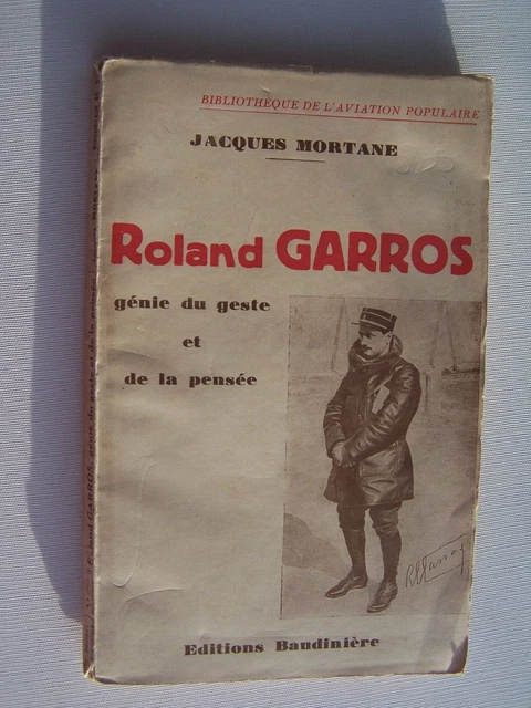 ROLAND GARROS DE Jacques Mortane, 1938 EUR 5,00 - PicClick FR