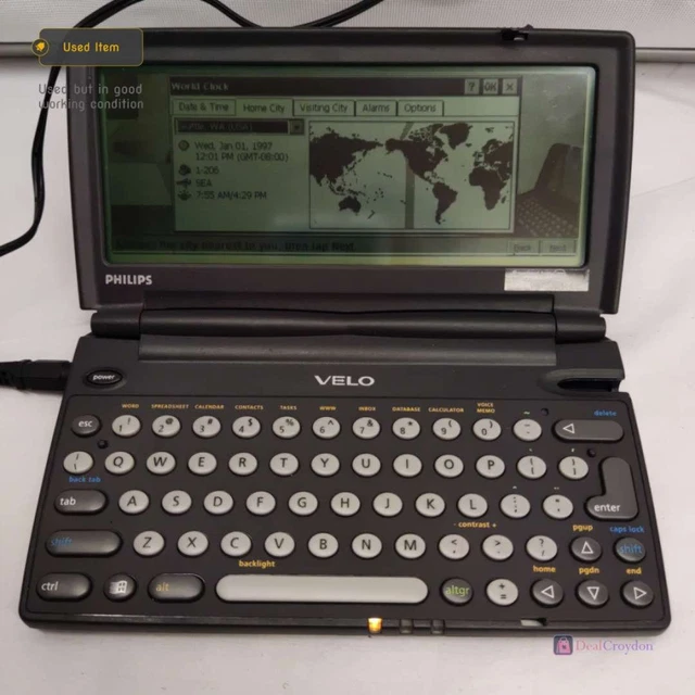 PHILIPS VELO 1 500 Series Handheld Pc Portable Pocket Laptop Windows Ce ...