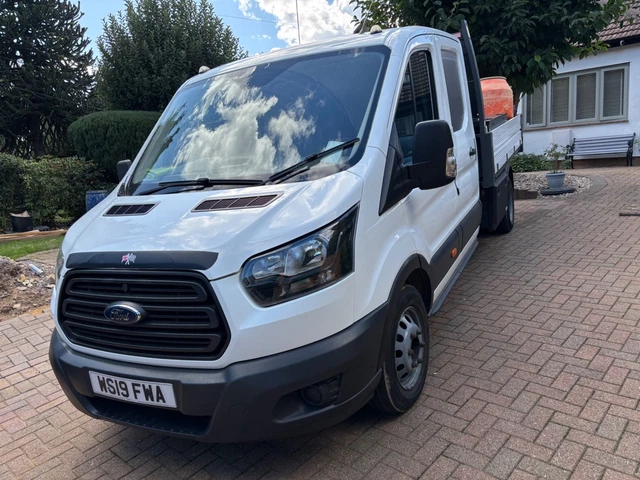 FORD TRANSIT MK 8 350 Ecoblue Double Rear Wheel Tipper No VAT Diesel ...