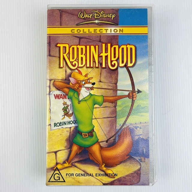 Disney Classic Collection Robin Hood Vhs Video Tape Vintage 3000 8267