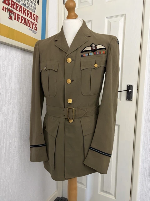 ROYAL CANADIAN AIR Force Flight Lieutenant Jacket Uniform 1945 WW2 Era ...