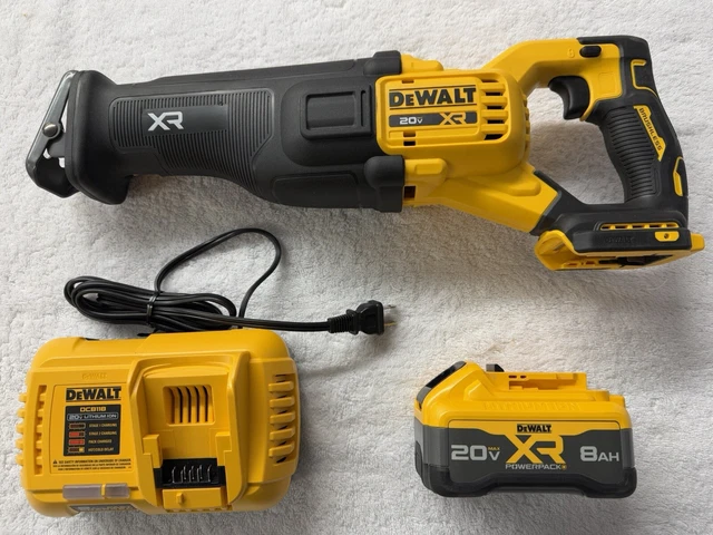 DEWALT 20 Volt - Dcs384 - Variable Speed Reciprocating Saw W/ Dcb2108 ...