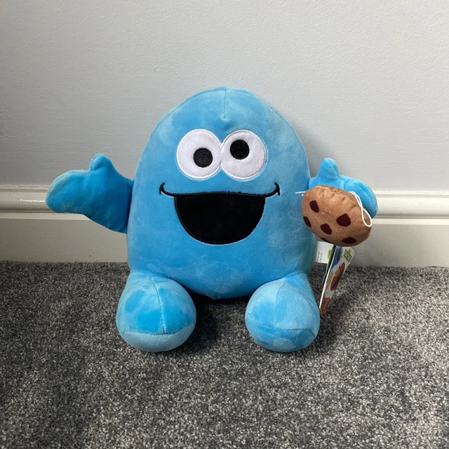 COOKIE MONSTER SQUASHY Podgies Plush Soft Toy Seasame Street £12.95 ...