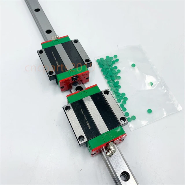 HIWIN LINEAR RAIL Slide HGR20 Length 500mm+ 2pc HGW20CC Block Carriage ...