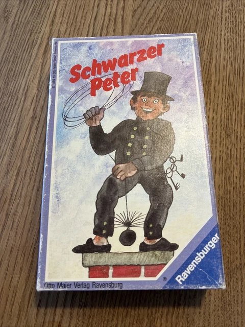 RAVENSBURGER SCHWARZER PETER 1989 Sammlung Rarität Selten Retro ...