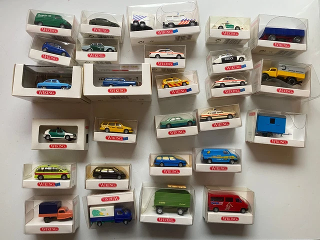 27 WIKING PKWS u.a - teils seltene Modelle - alle OVP unbespielt ...