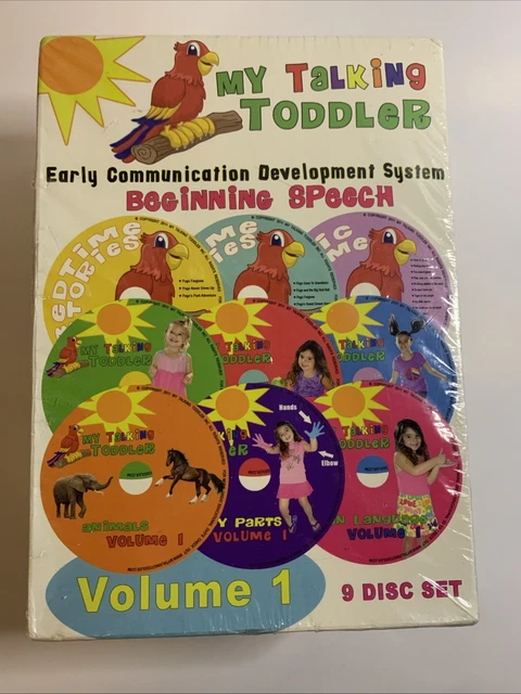 MY TALKING TODDLER DVD Early Communication Development System 9 Disc ...