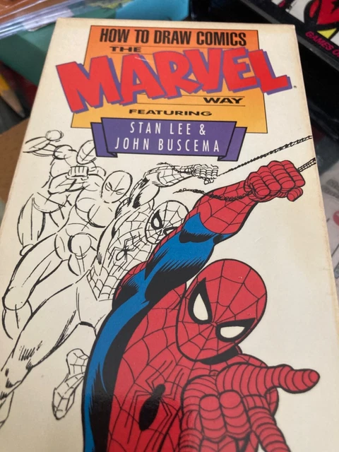 HOW TO DRAW Comics The Marvel Way (VHS) Stan Lee & John Buscema, In ...