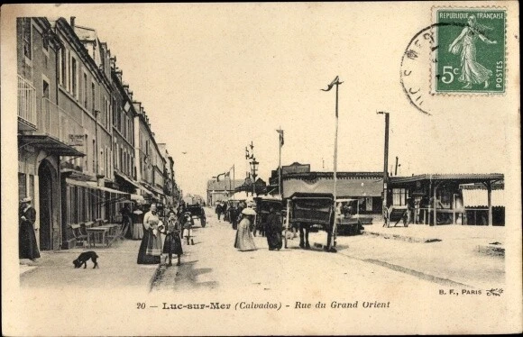 CARTOLINA LUC SUR Mer Calvados, Rue du Grand Orient - 3014726 EUR 11,40 ...