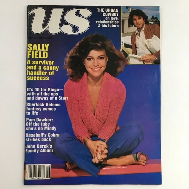 US MAGAZINE JUNE 10 1980 Sally Field, John Travolta & Paw Dawber, No ...