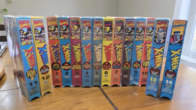 VINTAGE MARVEL COMICS X-MEN The Animated Series 1 - 14 VHS $399.99 ...