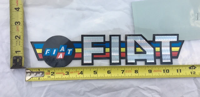 VINTAGE SELECTRA PRISMATIC Decal FIAT 1980s 12x2” Prism Sticker NOS £11 ...