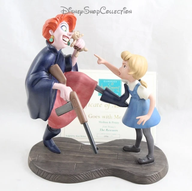 FIGURINE ÉDITION LIMITÉE WDCC DISNEY Bernard et Bianca Teddy goes with ...
