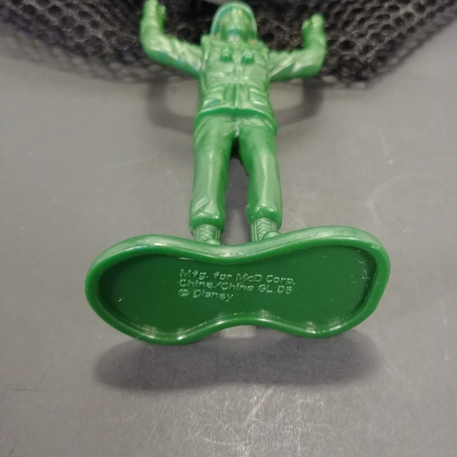 DISNEY PIXAR TOY Story Sarge Green Army Man w/ Working Parachute ...