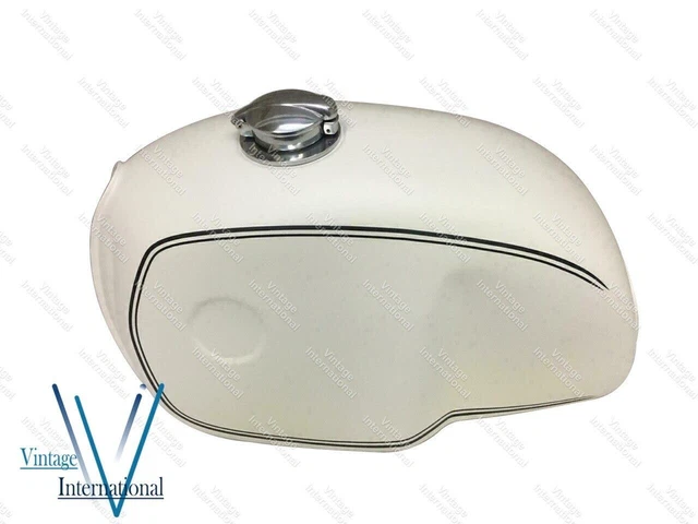FOR BMW R100 RT RS R90 R80 R75 Cream Painted Petrol Fuel Gas Tank Steel ...
