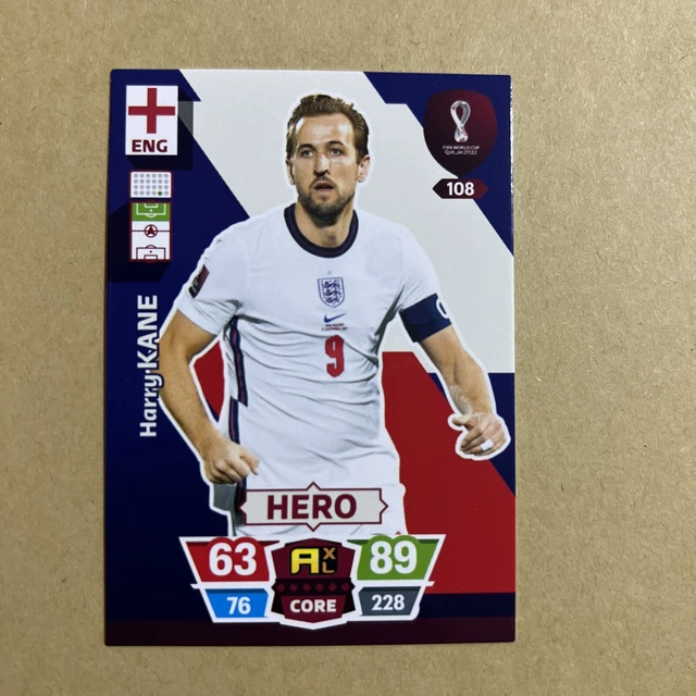 FIFA WORLD CUP qatar 2022 Harry Kane HERO card # 108 new £3.75 ...