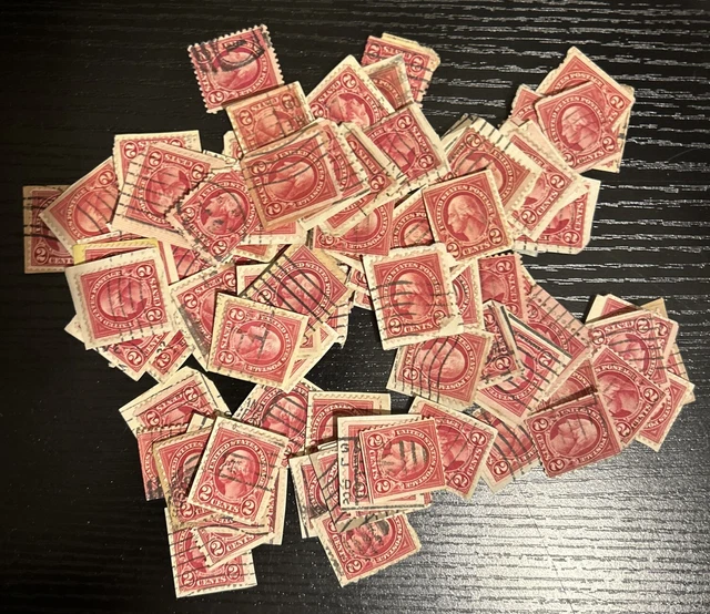 US STAMP: 100X George Washington 2c Stamp- Z8 $10.00 - PicClick