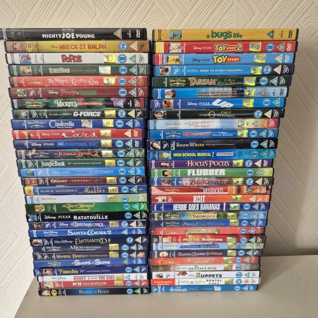 DISNEY DVDS MASSIVE Bundle X58 Perfect For Reselling Or The Family ...