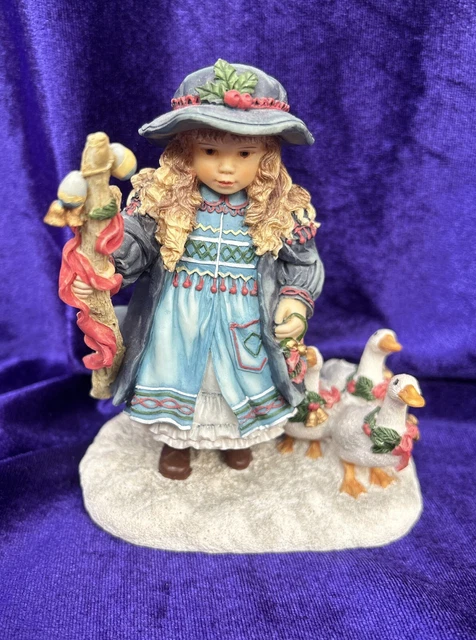 THE LEONARDO COLLECTION Goose Girl by Christine Haworth Figurine £8.00 ...