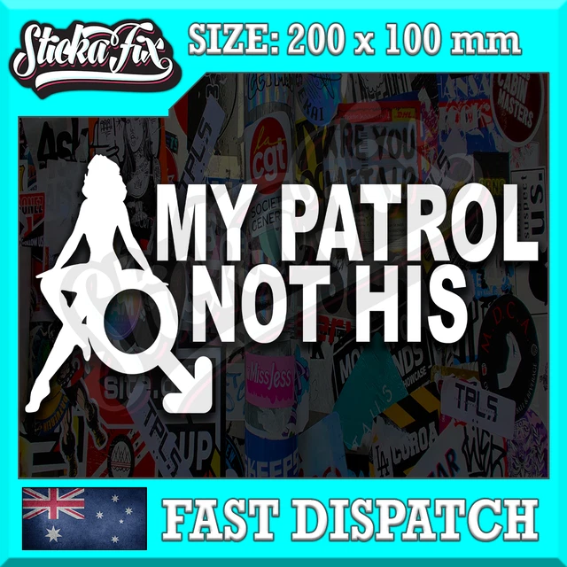 PATROL 4X4 CAR vinyl STICKER funny DECAL 4WD Drift Truck JDM Ute EUR 5 ...