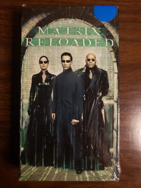 THE MATRIX RELOADED (VHS, 2003) Keanu Reeves Factory Sealed Watermarks ...