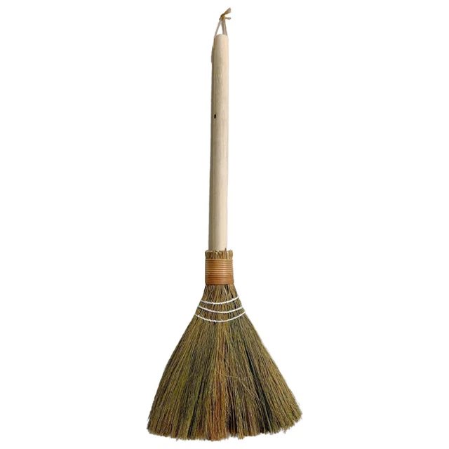 WOVEN BROOM FAN Shaped Hand Broom Multi-use Cleaner Broom With ...