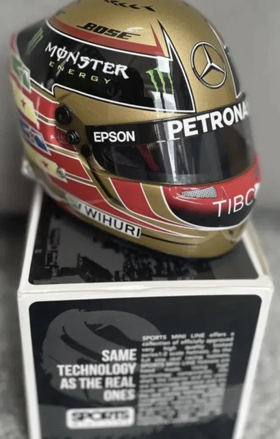 LEWIS HAMILTON 2017 Abu Dhabi 1/2 Scale F1 Championship Helmet *Custom ...