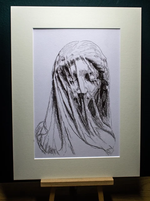 DISEGNO ORIGINALE INTITOLATO ""The Veil"", dell'artista Gary Thompson ...