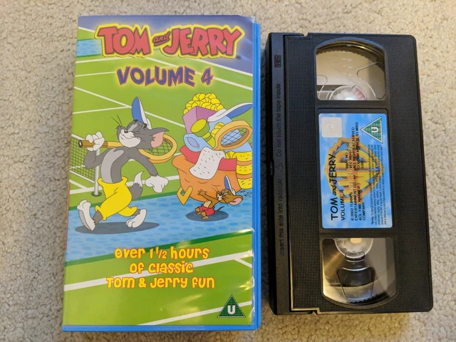 TOM AND JERRY Volume 4 Vhs Very Rare Children's Retro Cartoon Video ...