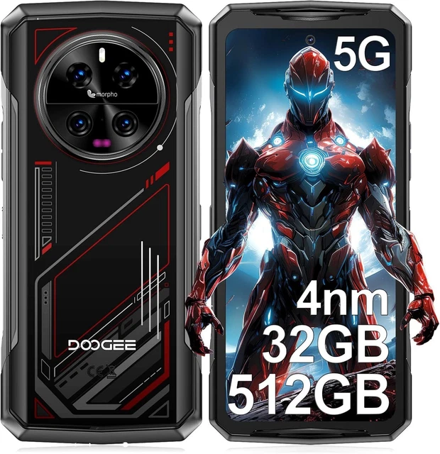 DOOGEE V40 RUGGED Smartphone 5G, Dimensity 7300 4nm, 32GB+512GB ...