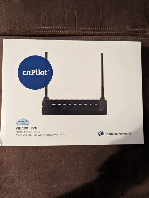 CAMBIUM NETWORKS CNPILOT R201 Managed 802.11ac WLAN WiFi Router with ...