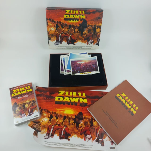 ZULU DAWN LIMITED Edition Box Set - VHS, Screenplay, Art Cards & Poster ...