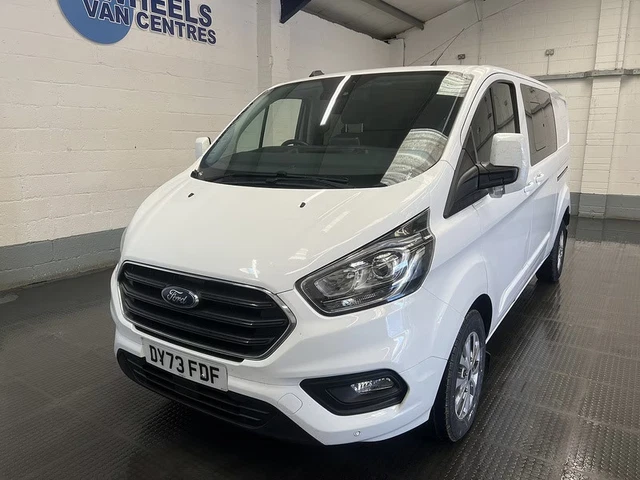 2023 FORD TRANSIT Custom 2.0 EcoBlue 130ps Low Roof D/Cab Limited Van ...
