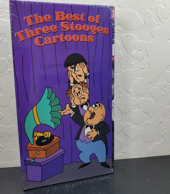THE BEST OF Three Stooges Cartoons VHS 2000 GT Home Video New Sealed 54 ...