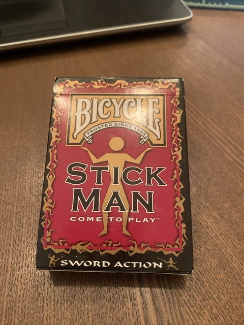 BICYCLE STICK MAN Stickman Playing Cards Deck Custom designed Limitted ...