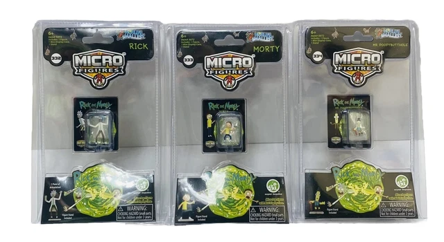MICRO FIGURES RICK & Morty World’s smallest Micro Action Toy Figures ...