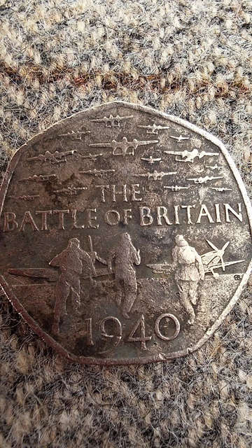 VERY RARE - The Battle of Britain 1940 50p Coin £500.00 - PicClick UK