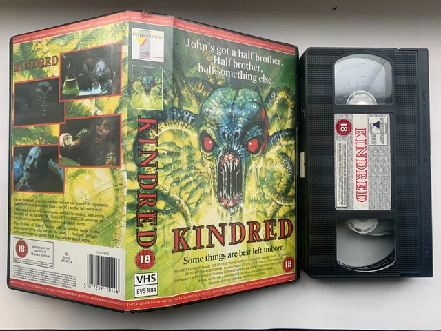 KINDRED {1987, VHS, Entertainment In V1Deo, Rod Steiger} Embossed Video ...