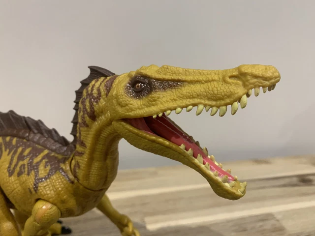 JURASSIC WORLD DINO Rivals Mega Dual Attack Suchomimus Action Figure ...
