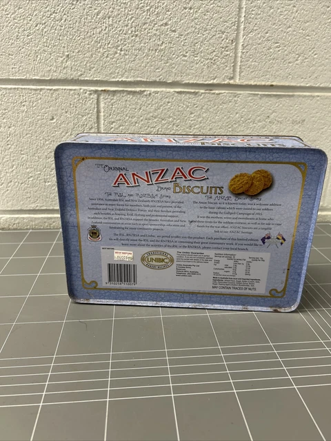 VINTAGE ANZAC TIN Limited Edition Biscuit Ww1 Ww2 Rsl Australia £6.25 ...