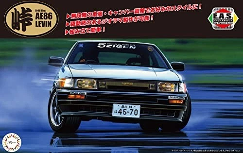 FUJIMI 1/24 TOUGE Series No.1 Toyota HACHIROKU Levin AE86 Touge-1 F/S ...