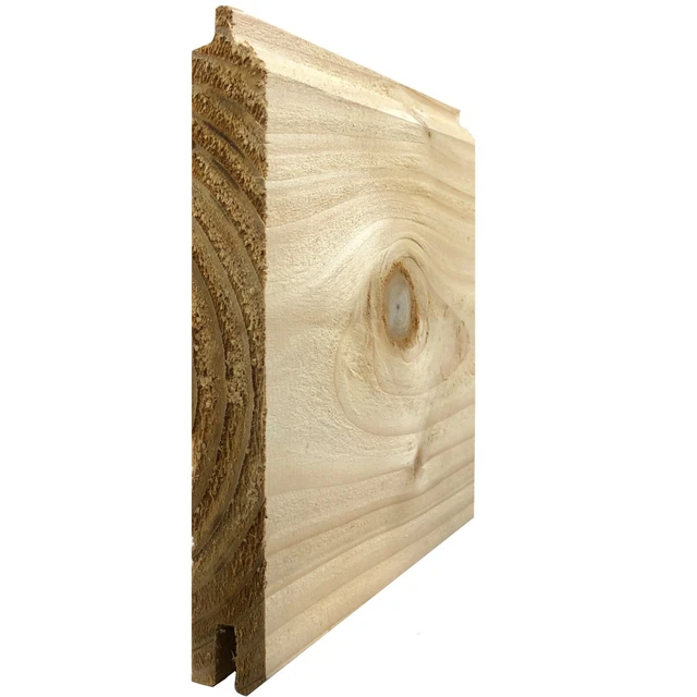 T&G WESTERN RED Cedar Cladding Softwood Timber Tongue And Groove ...