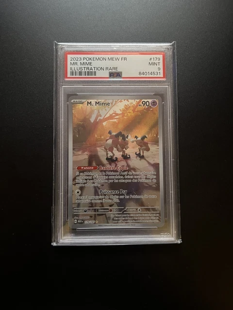 CARTE POKÉMON M.MIME AR 179/165 Pokemon 151 EV3.5 PSA 9 EUR 39,00 - PicClick FR