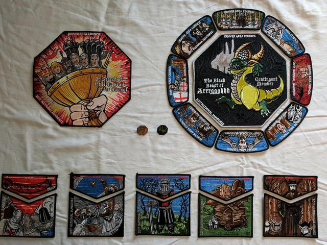 MONTY PYTHON BSA Jamboree Patch Set + Black beast + pins $299.00 - PicClick