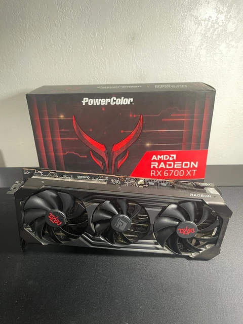 POWERCOLOR RADEON AMD RX 6700 XT Red Devil - Triple Fan Video Graphics ...