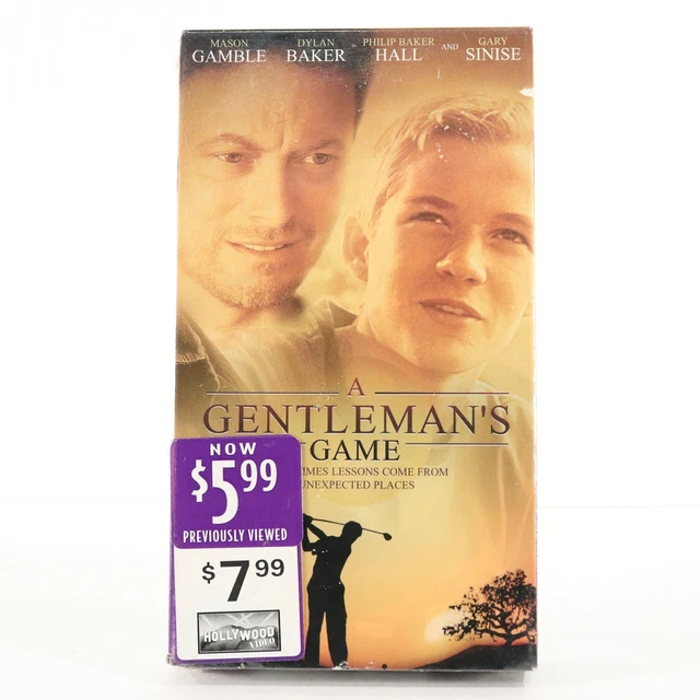 A GENTLEMAN'S GAME (VHS, 2000, First Look) Hollywood Previously Viewed ...