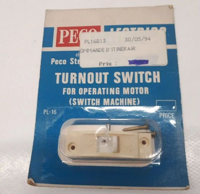 PECO PL-16 NOIR COMMUTATEUR DE FONCTIONNEMENT DE MOTEUR EUR 5,00 ...
