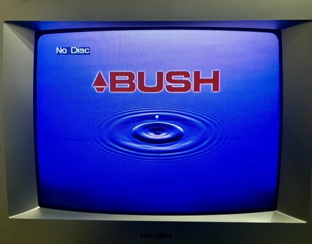 BUSH 14” CRT TV VHS DVD Combo W/ Scart BTV183DVD/C Retro Game Tested ...