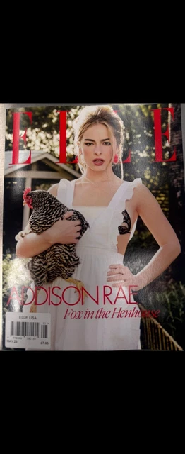 ELLE MAGAZINE MAY 2025 Issue Addison Rae Fox in the Henhouse £10.07 ...