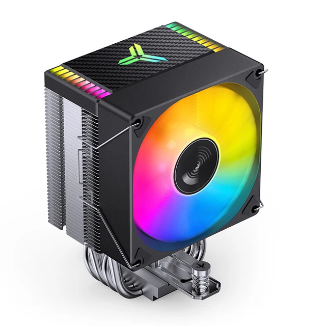 ARGB CPU COOLER Fan for INTEL LGA 1700 1200115X AM4 (Black 4 pin+5V ...